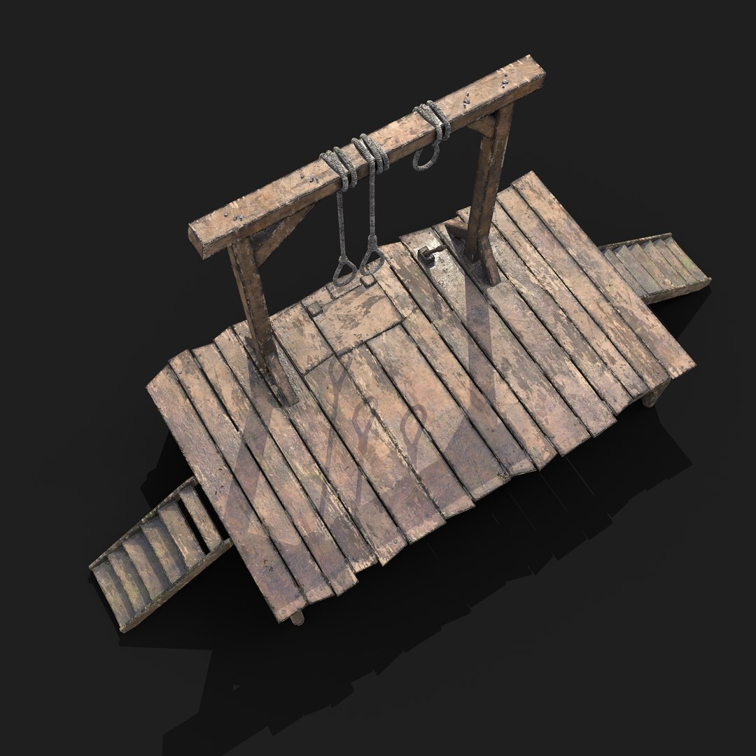 Medieval Gallows 3D Model - TurboSquid 1748318
