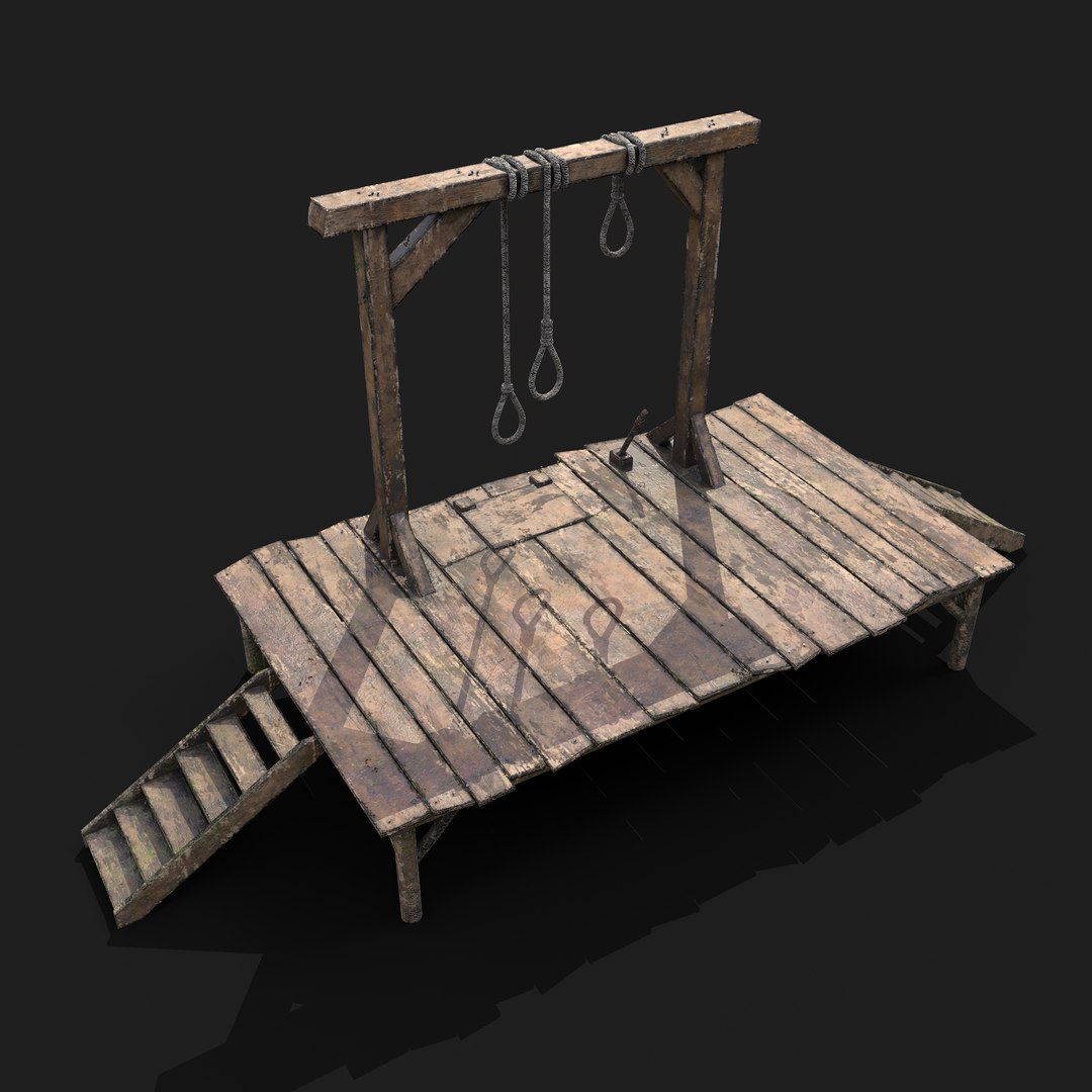 Medieval Gallows 3D Model - TurboSquid 1748318