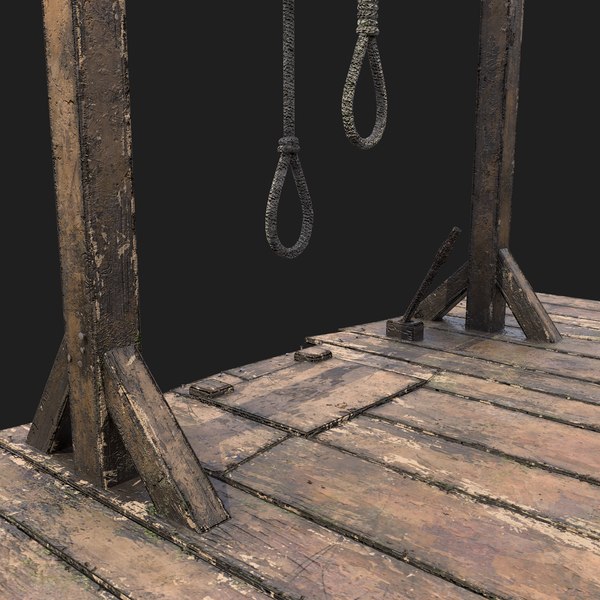 Medieval Gallows 3D model - TurboSquid 1748318