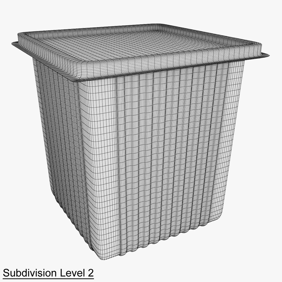 3D Plastic Container - TurboSquid 1382418