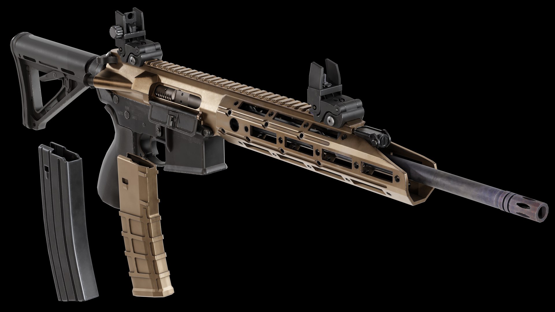 Remington R5 RGP Low Poly 3D Model - TurboSquid 2243061