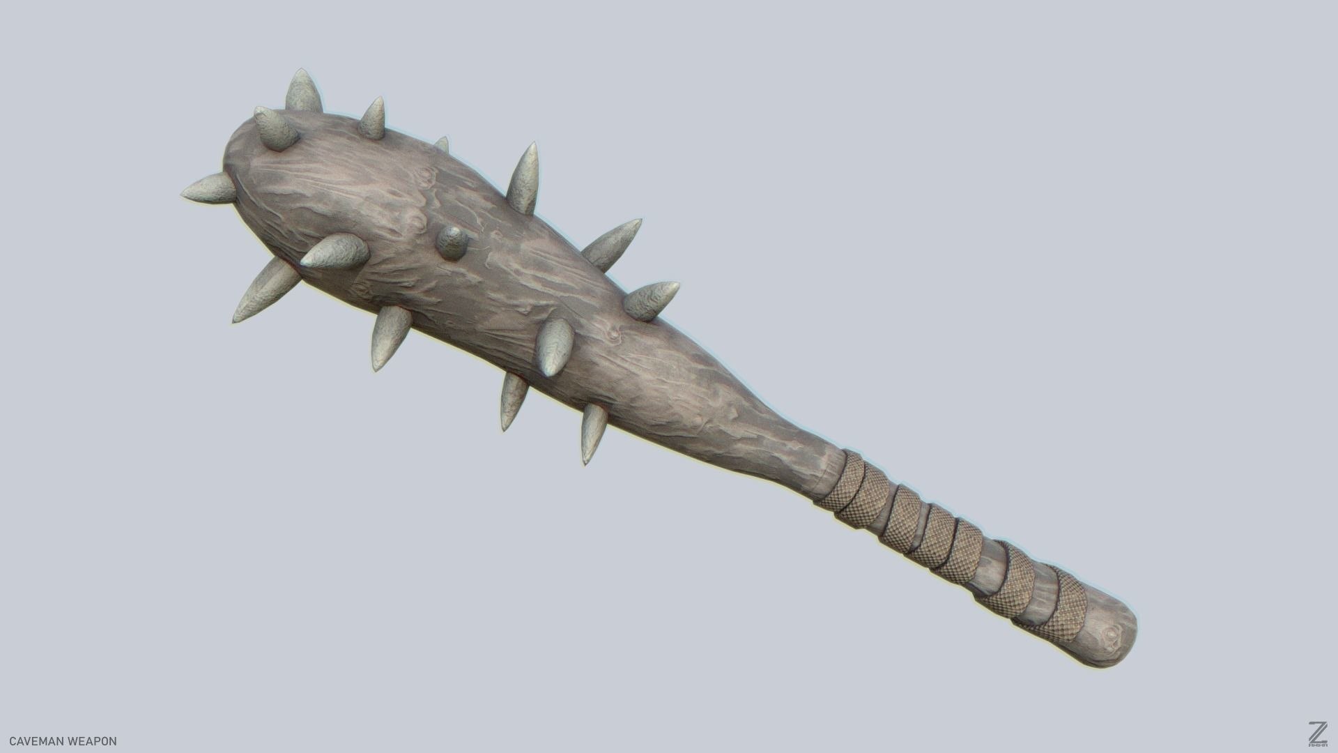 3D Caveman Weapon Model - TurboSquid 2383560
