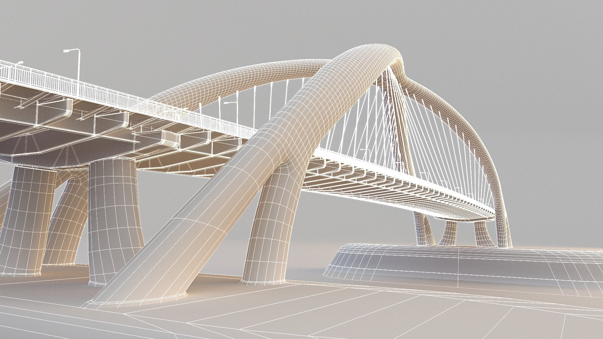 3D Bridge - TurboSquid 1524600