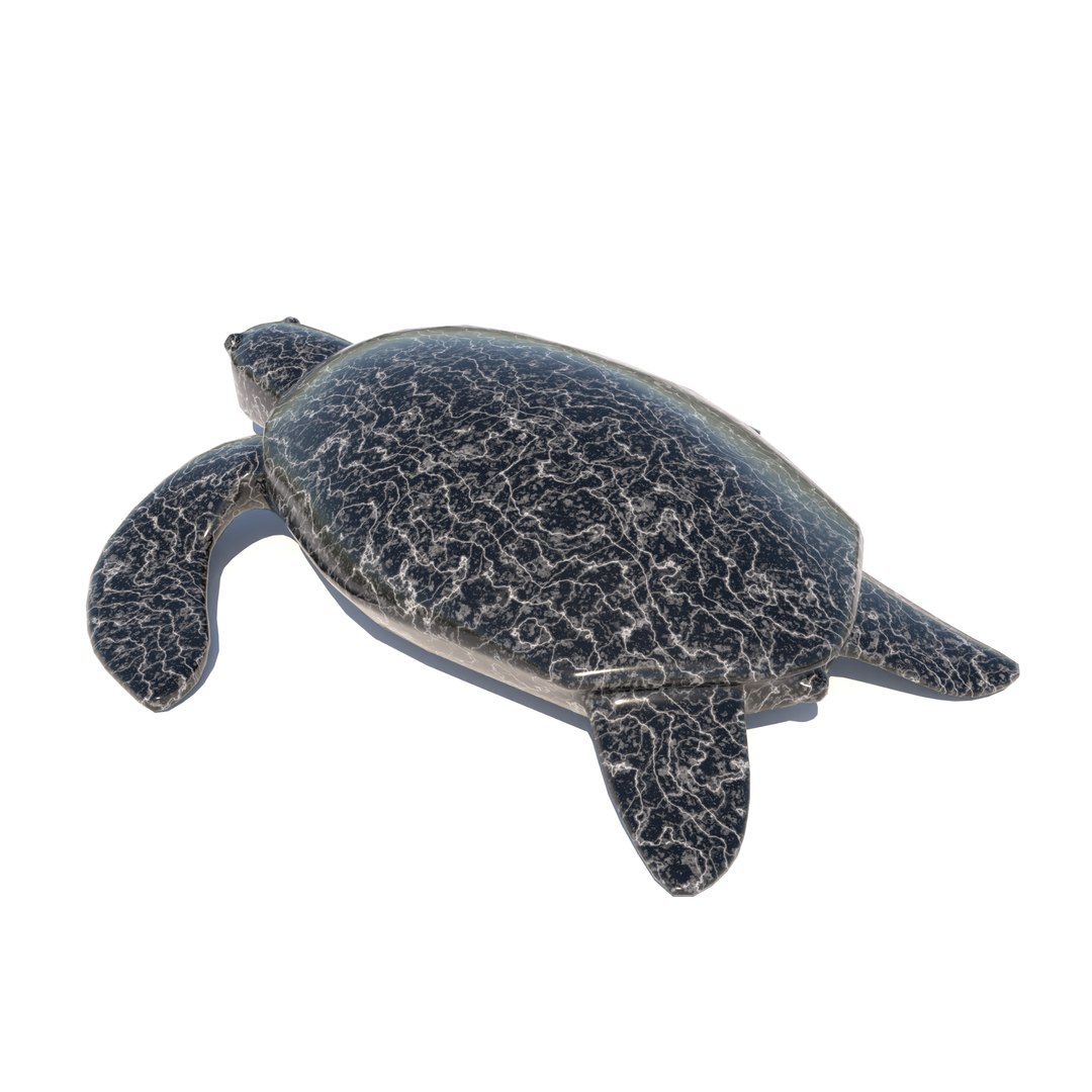 3D Marble Turtle - TurboSquid 2097924