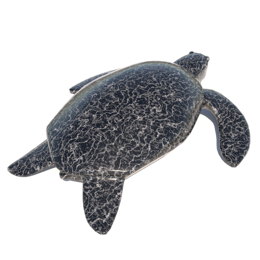 3D Marble Turtle - TurboSquid 2097924