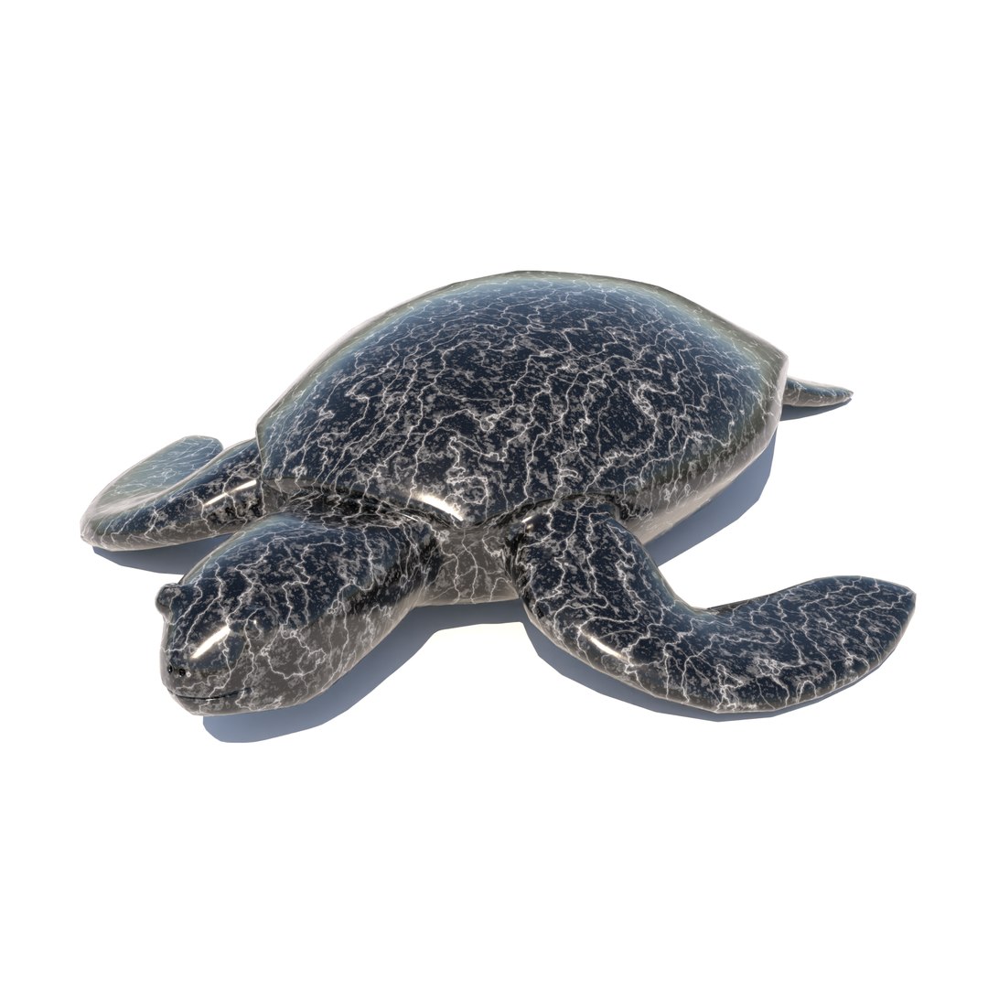 3D Marble Turtle - TurboSquid 2097924