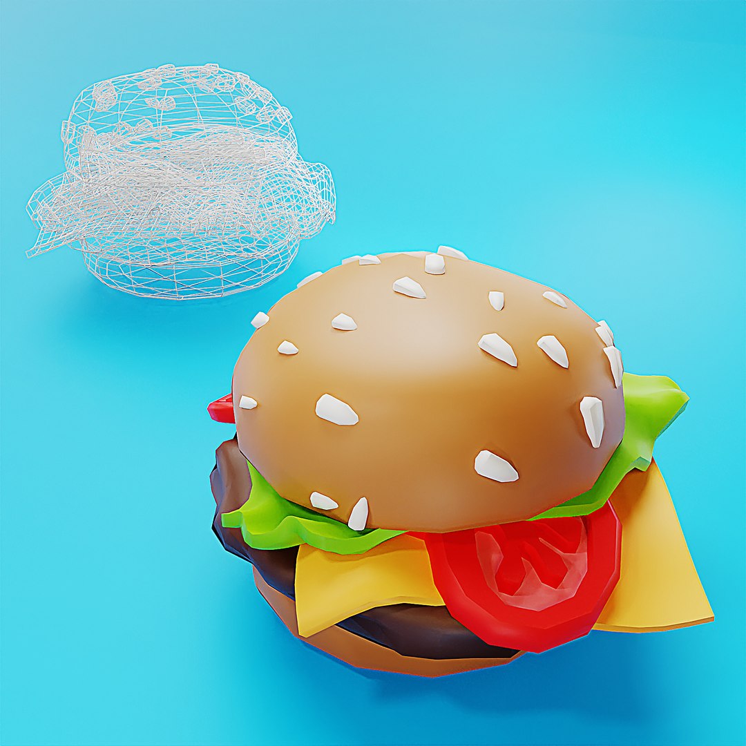 Cartoon Food Pack 3D model 3D model - TurboSquid 1912322