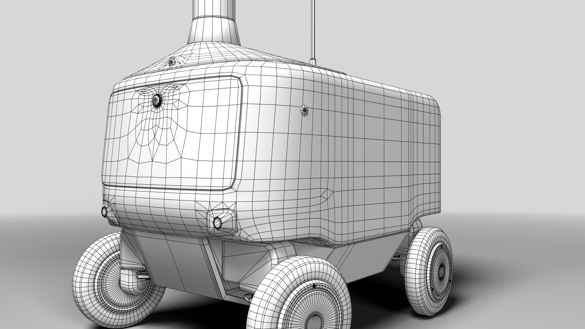 3D AVRIDE Autonomous Delivery Robot Model - TurboSquid 2390908