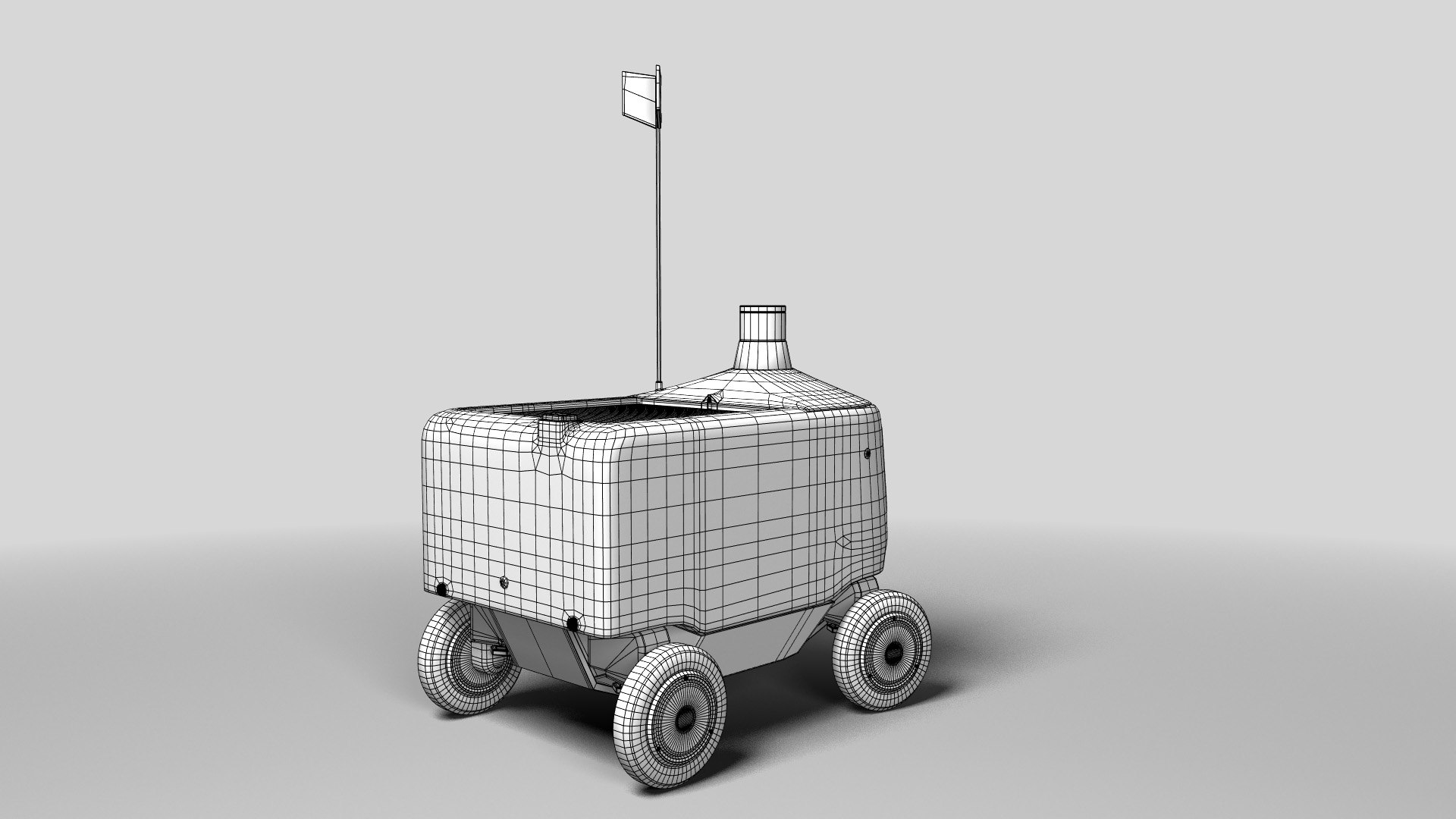 3D AVRIDE Autonomous Delivery Robot Model - TurboSquid 2390908