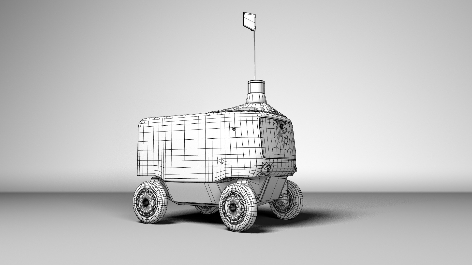 3D AVRIDE Autonomous Delivery Robot Model - TurboSquid 2390908