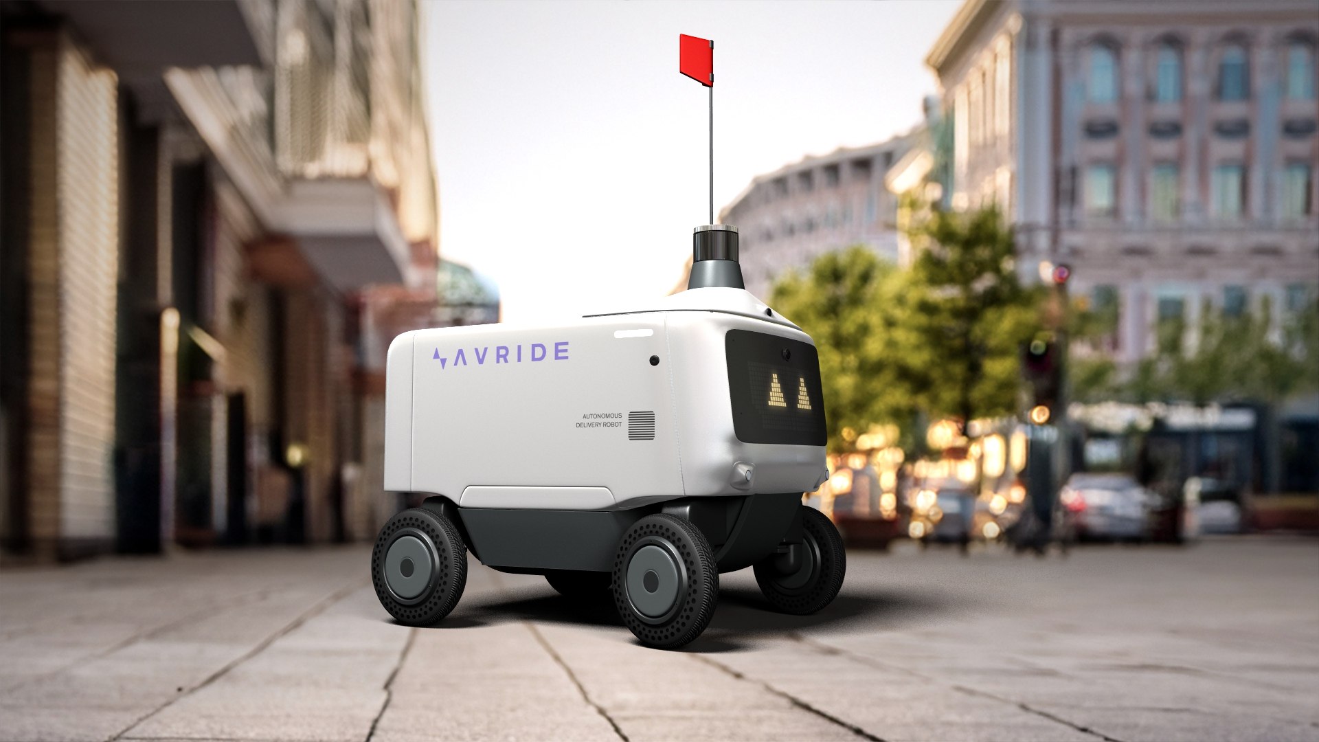 3D AVRIDE Autonomous Delivery Robot Model - TurboSquid 2390908