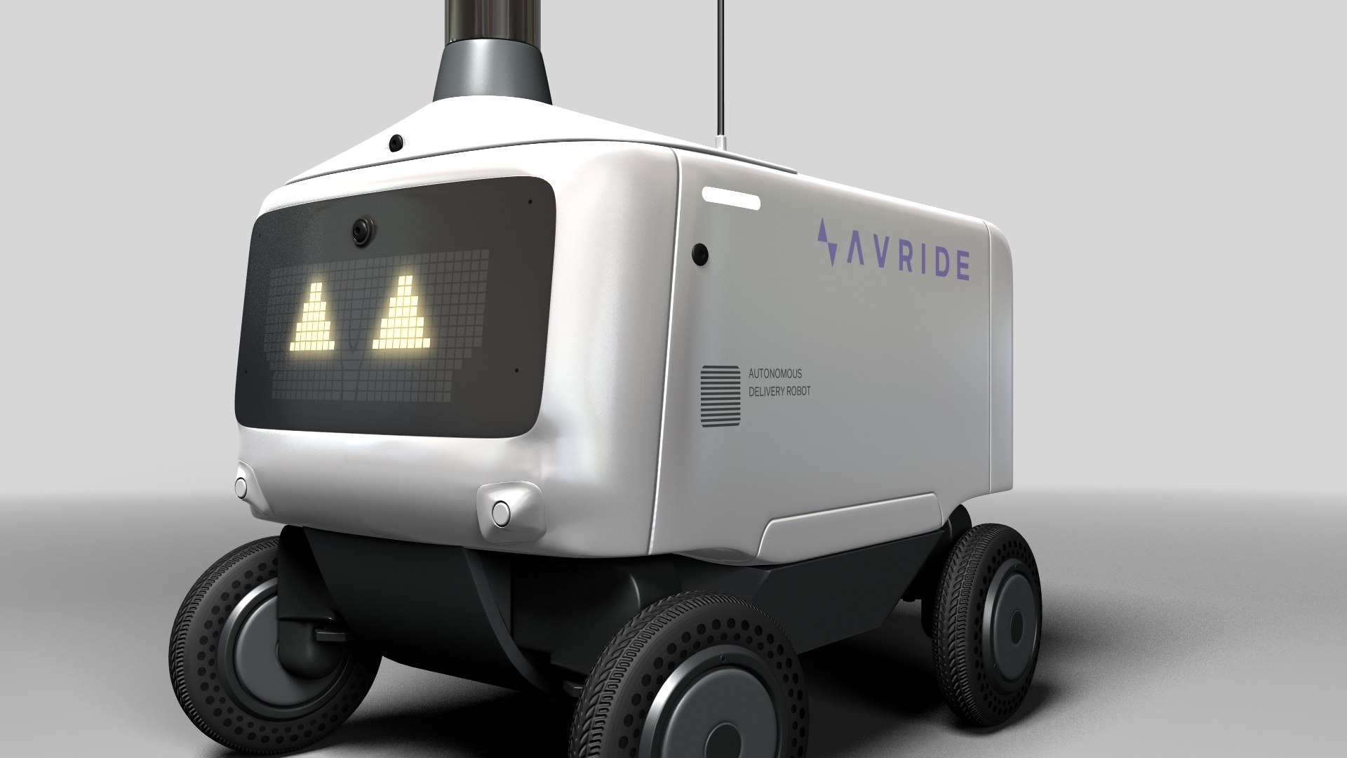 3D AVRIDE Autonomous Delivery Robot Model - TurboSquid 2390908