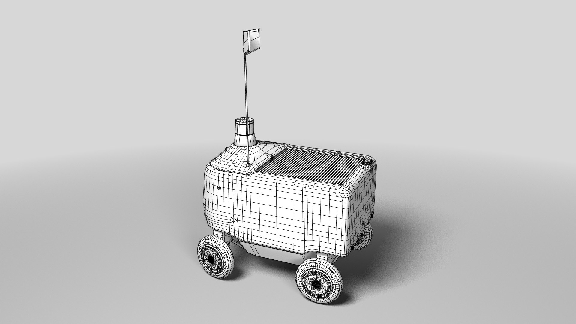 3D AVRIDE Autonomous Delivery Robot Model - TurboSquid 2390908