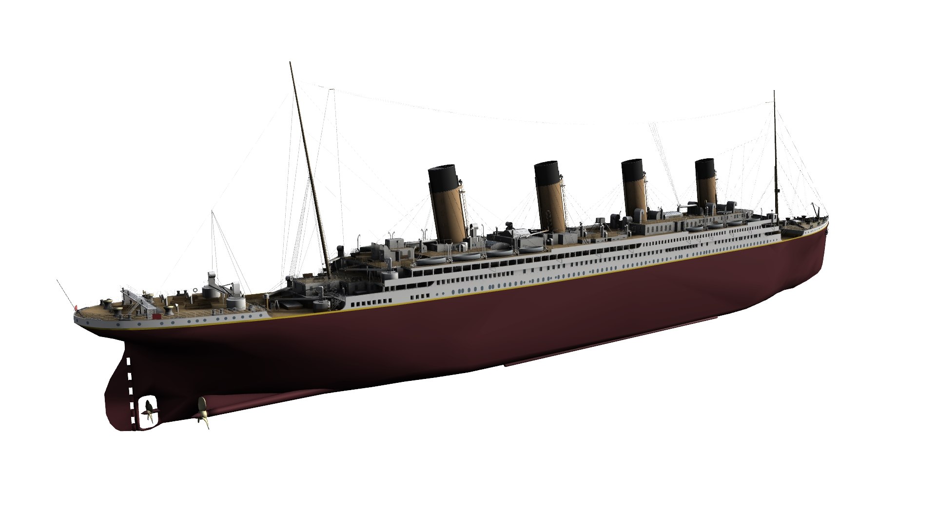 RMS Titanic 3D Model - TurboSquid 2423312