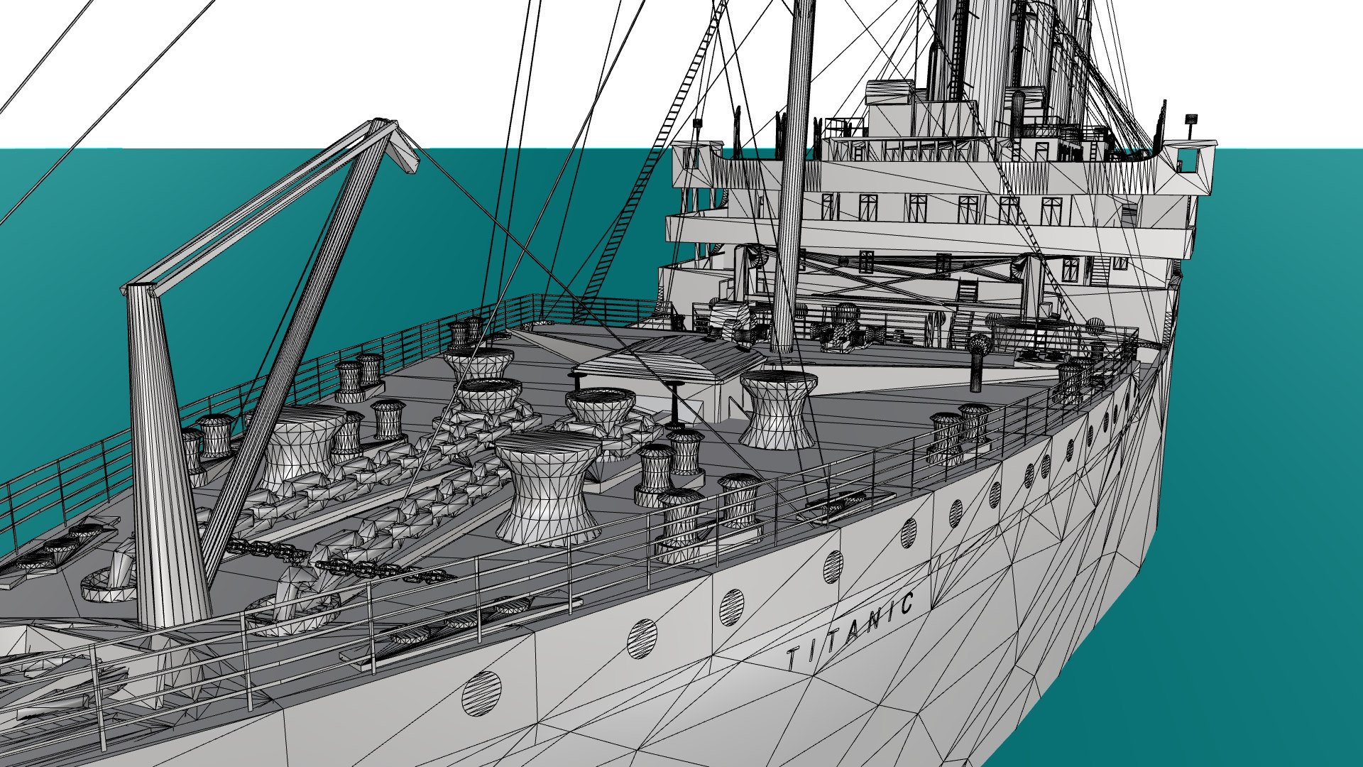 RMS Titanic 3D Model - TurboSquid 2423312