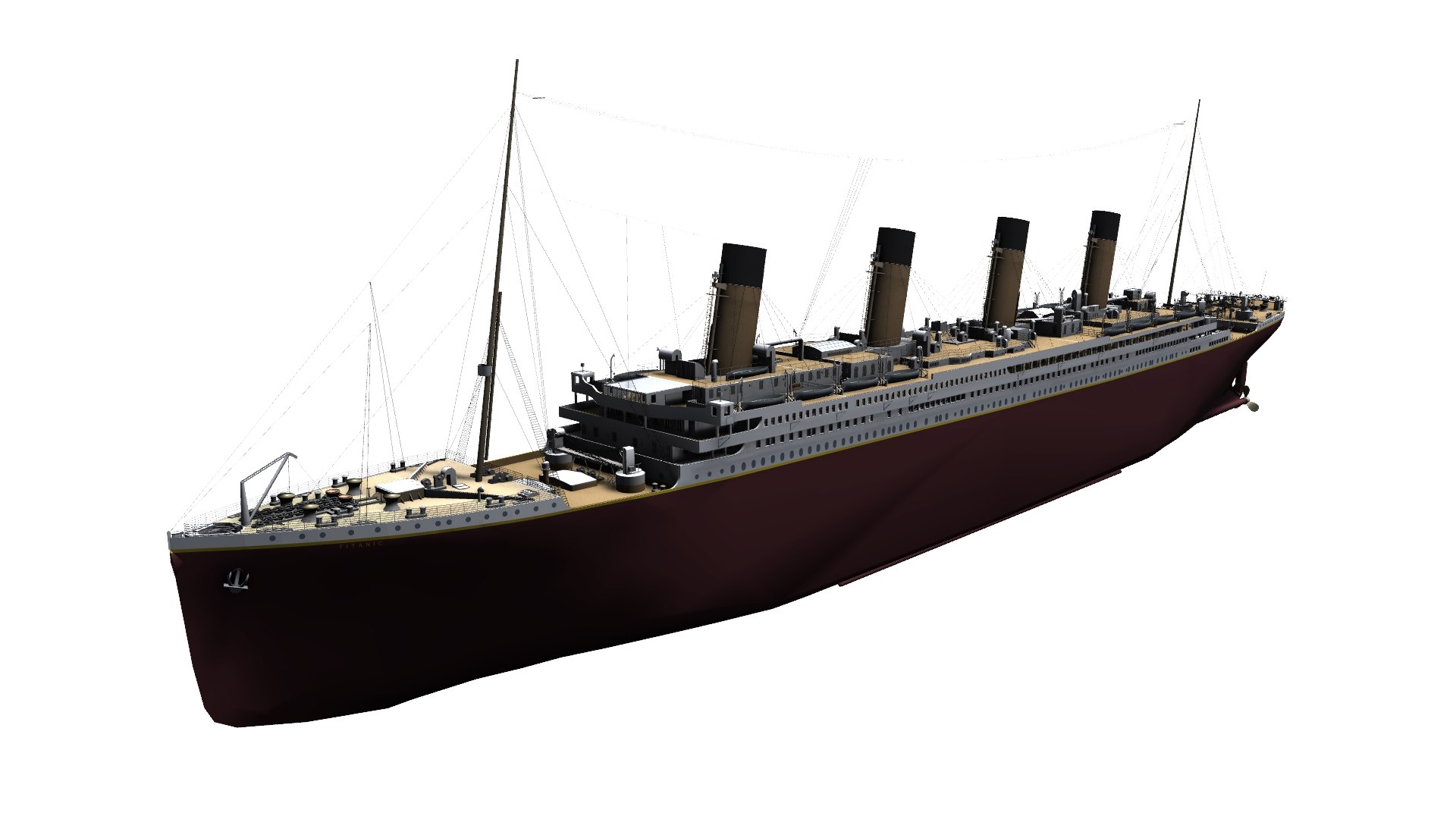 RMS Titanic 3D Model - TurboSquid 2423312