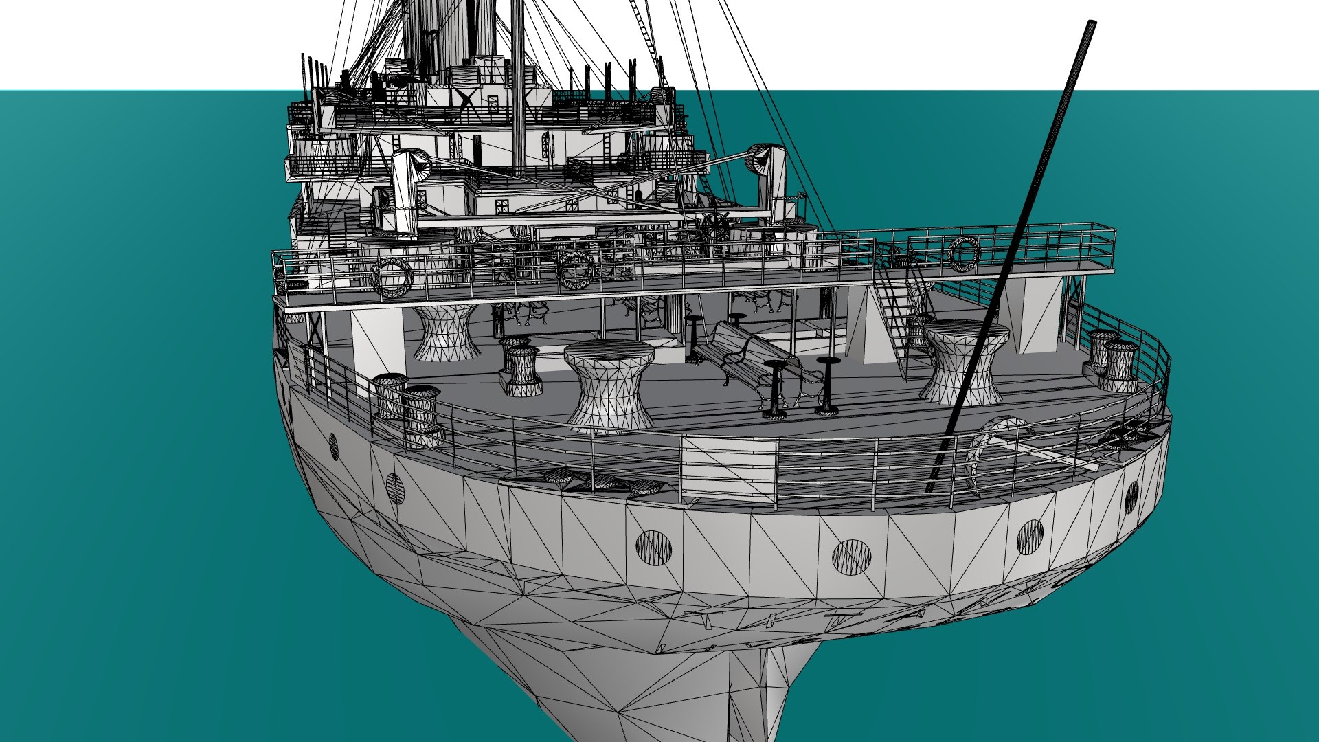 RMS Titanic 3D Model - TurboSquid 2423312