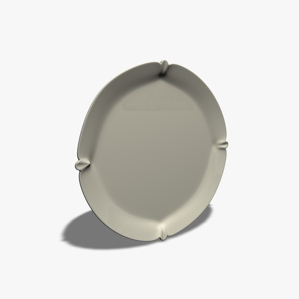 simple plate 3d 3ds