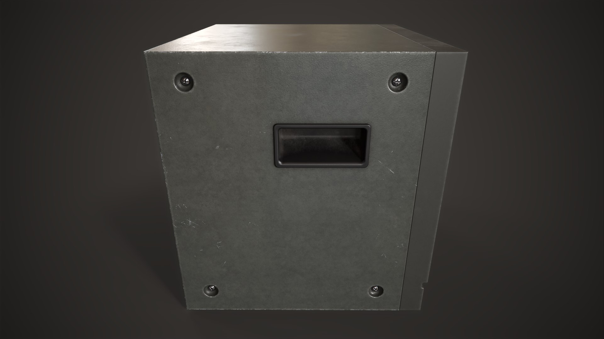 Portable Square Old TV 3D Model - TurboSquid 2039278