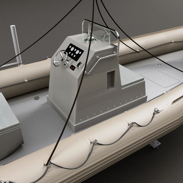 3d model boat davit rescue