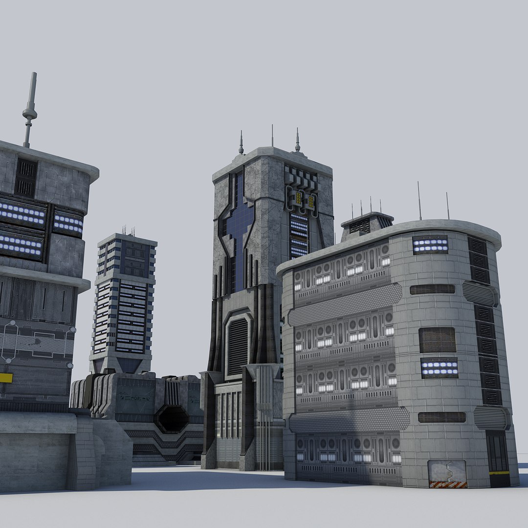 Fiction Futuristic Buildings Science-fiction Max