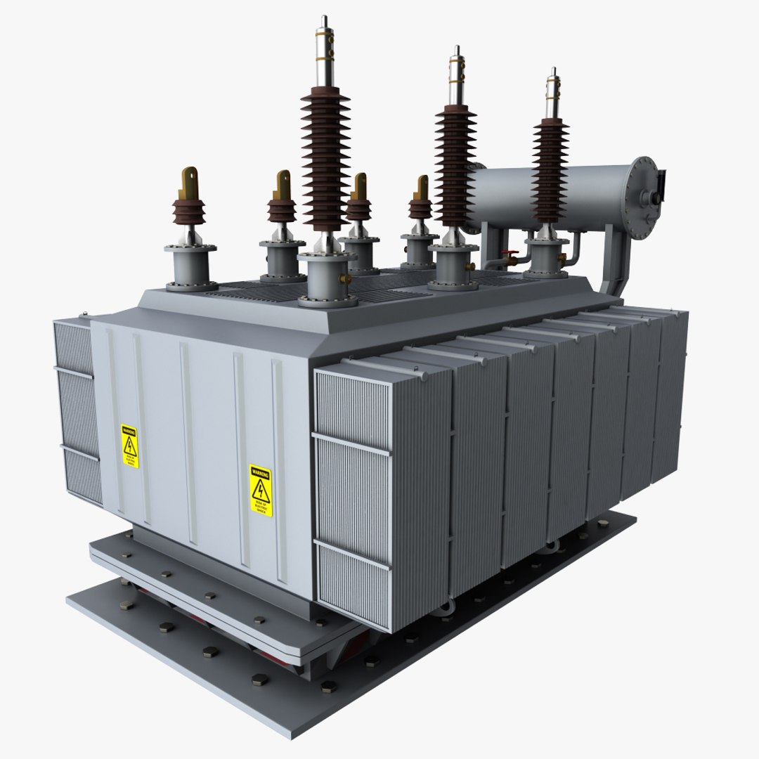 3d Electric Power Transformator