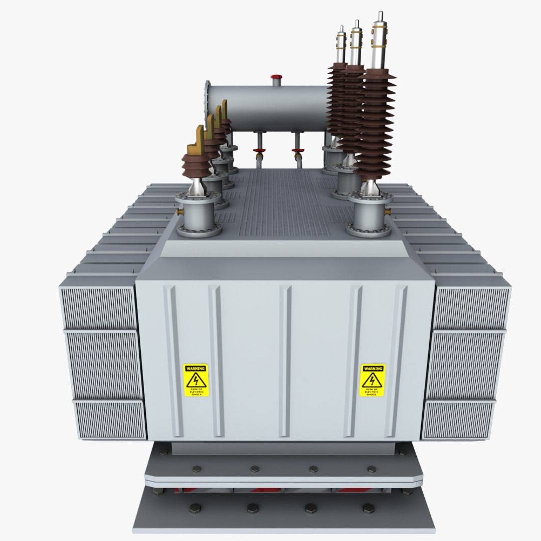 3d Electric Power Transformator