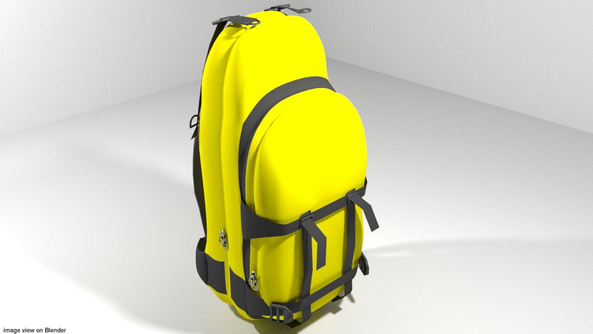 3d Backpack Travel Model