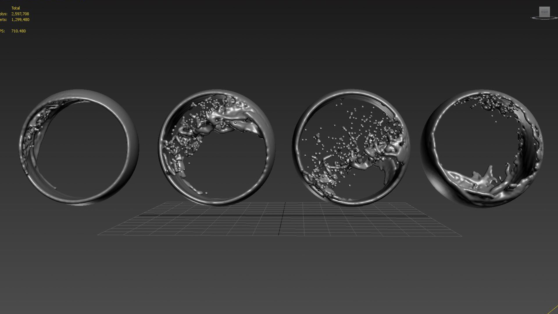 3D Water Splash Model - TurboSquid 1693691