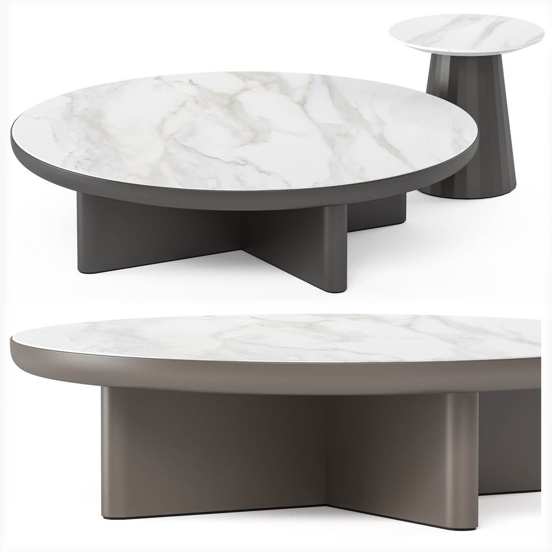 Kettal Cala Coffee Table 3D Model - TurboSquid 2230613