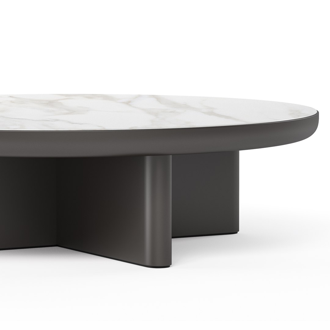 Kettal Cala Coffee Table 3D Model - TurboSquid 2230613