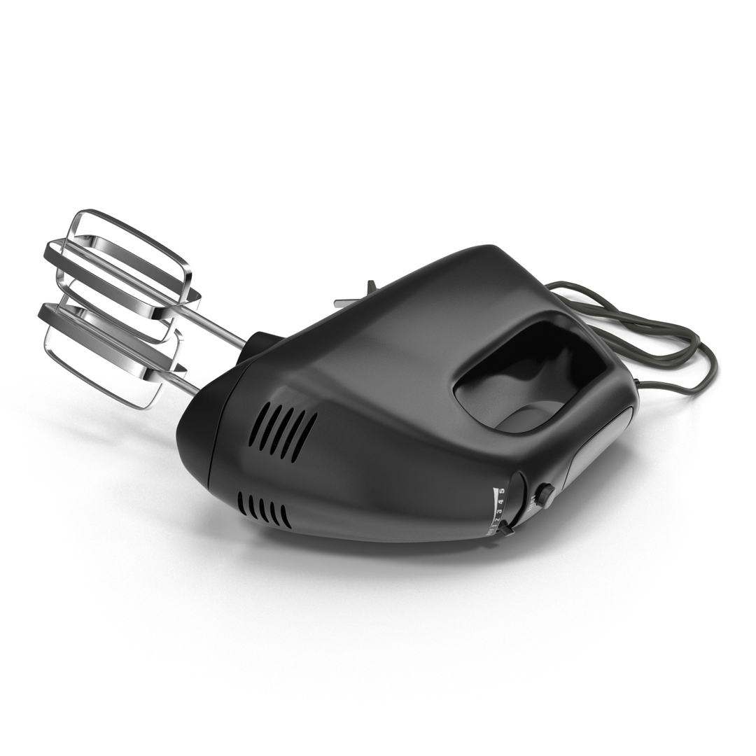 hand mixer black 3d model