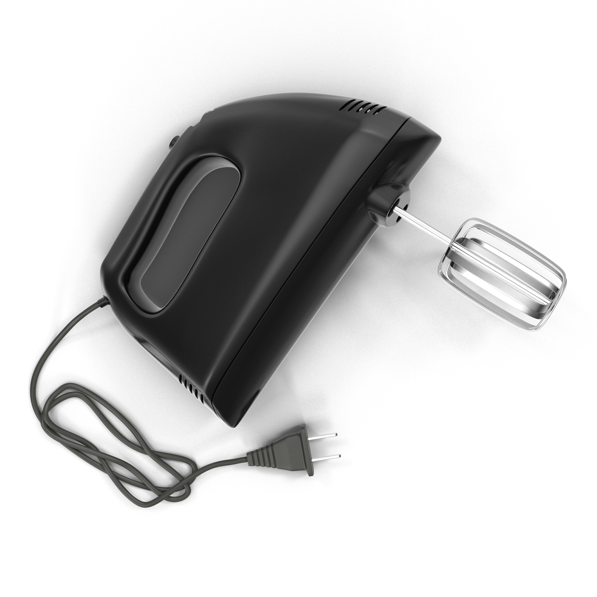 hand mixer black 3d model
