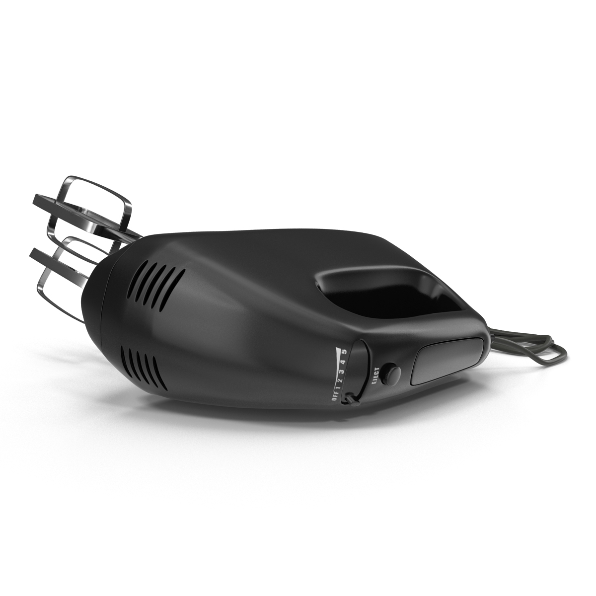 hand mixer black 3d model