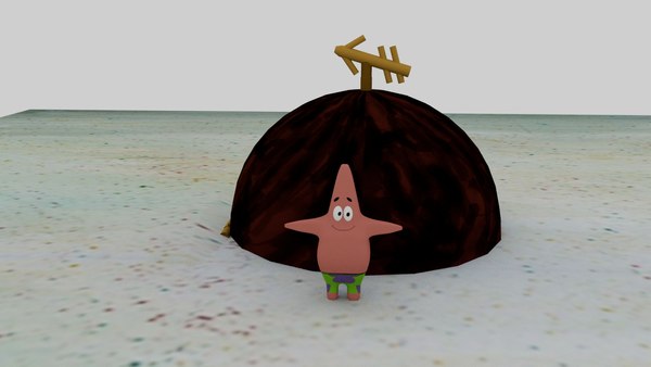 modelo 3d Patrick Star House - TurboSquid 1981198