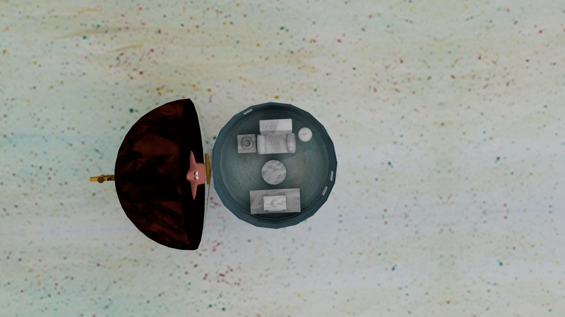 Patrick Star House 3D Model - TurboSquid 1981198