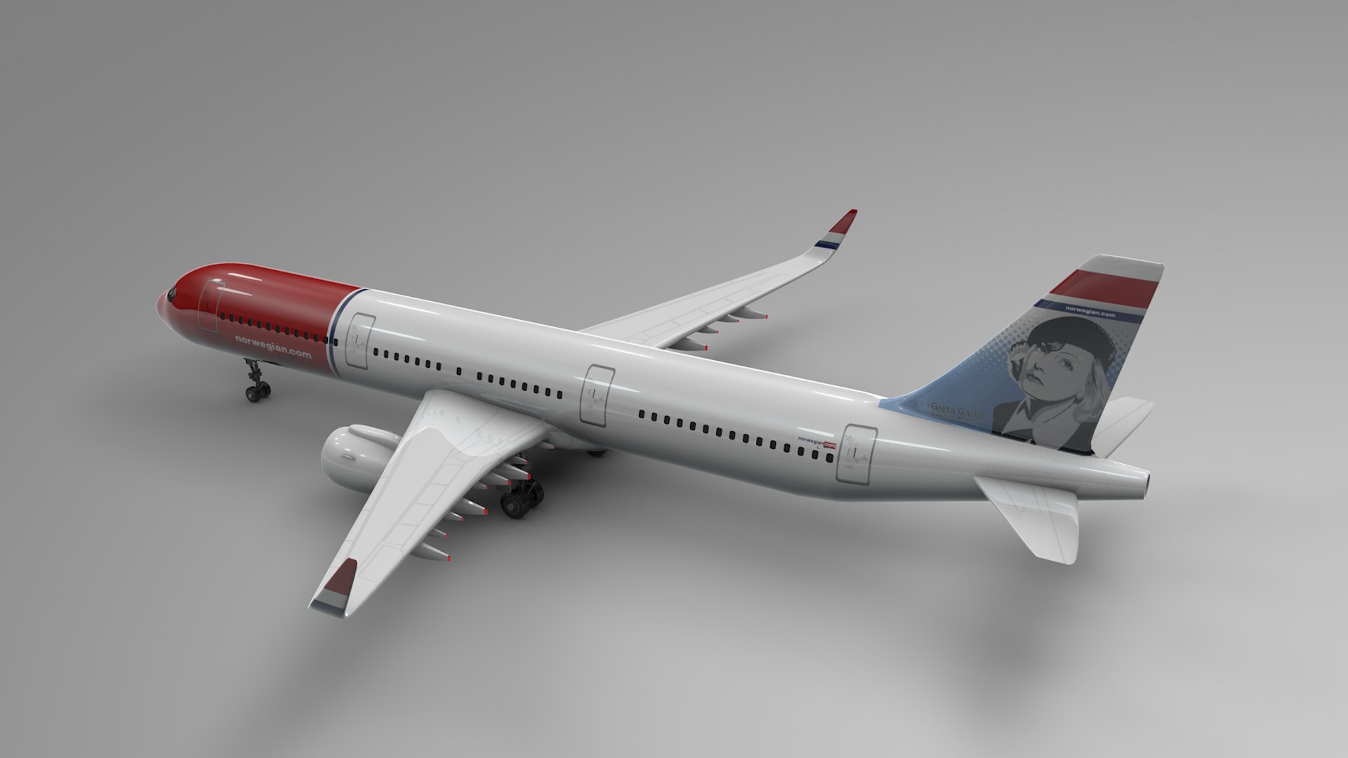 Airbus A321 Neo Norwegian 3D Model - TurboSquid 1443173