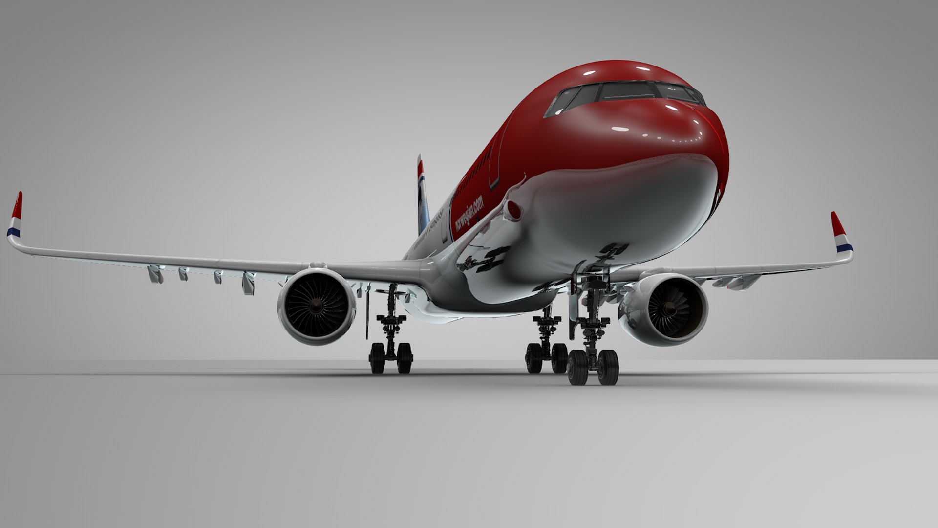 Airbus A321 Neo Norwegian 3D Model - TurboSquid 1443173