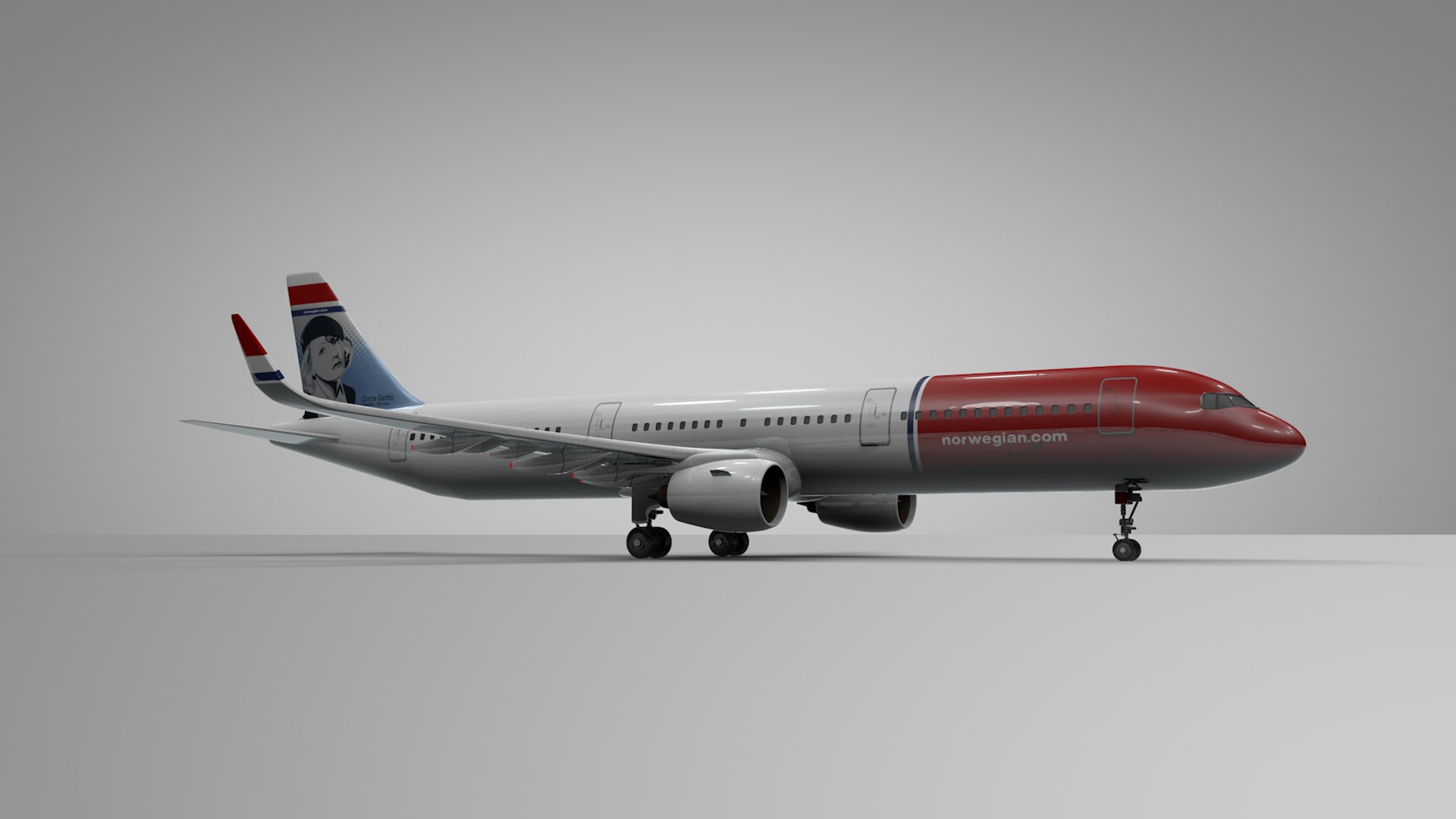 Airbus A321 Neo Norwegian 3D Model - TurboSquid 1443173