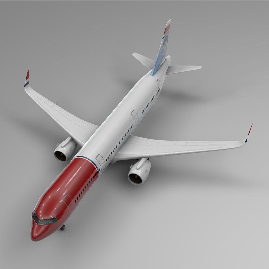 Airbus a321 neo norwegian 3D model - TurboSquid 1443173