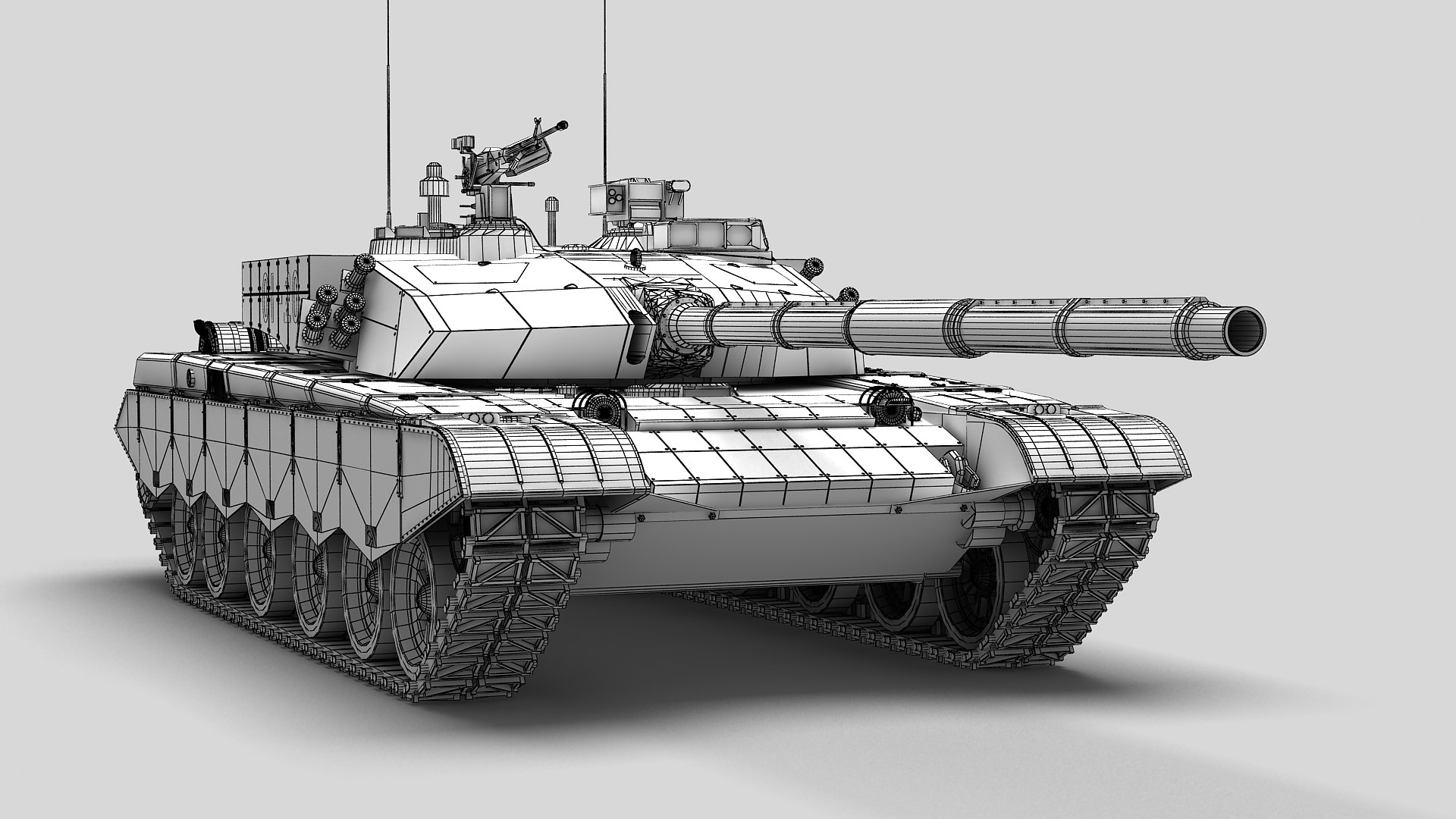 Chinese 99 Type 3D Model - TurboSquid 1713074