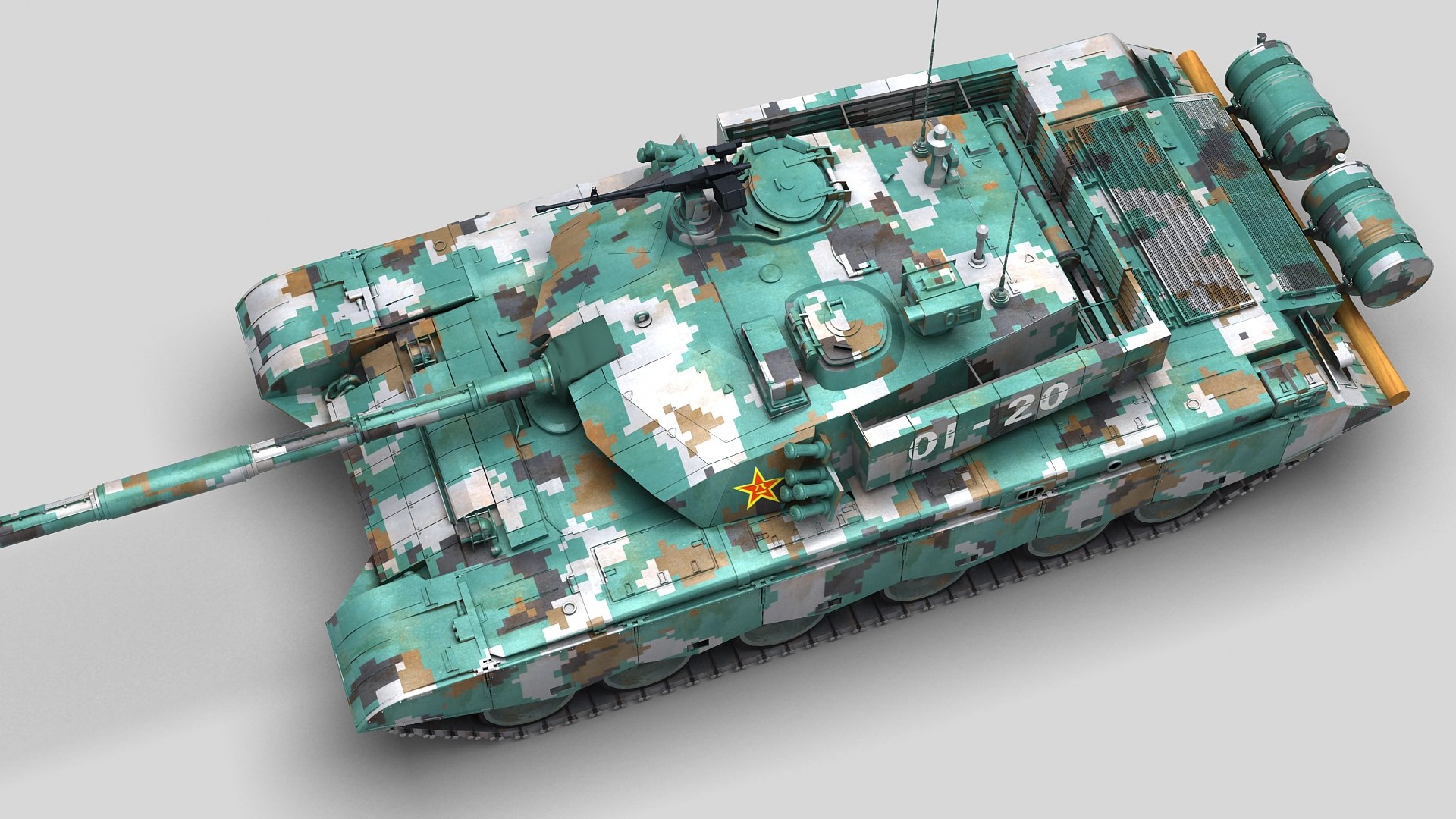 Chinese 99 Type 3D Model - TurboSquid 1713074