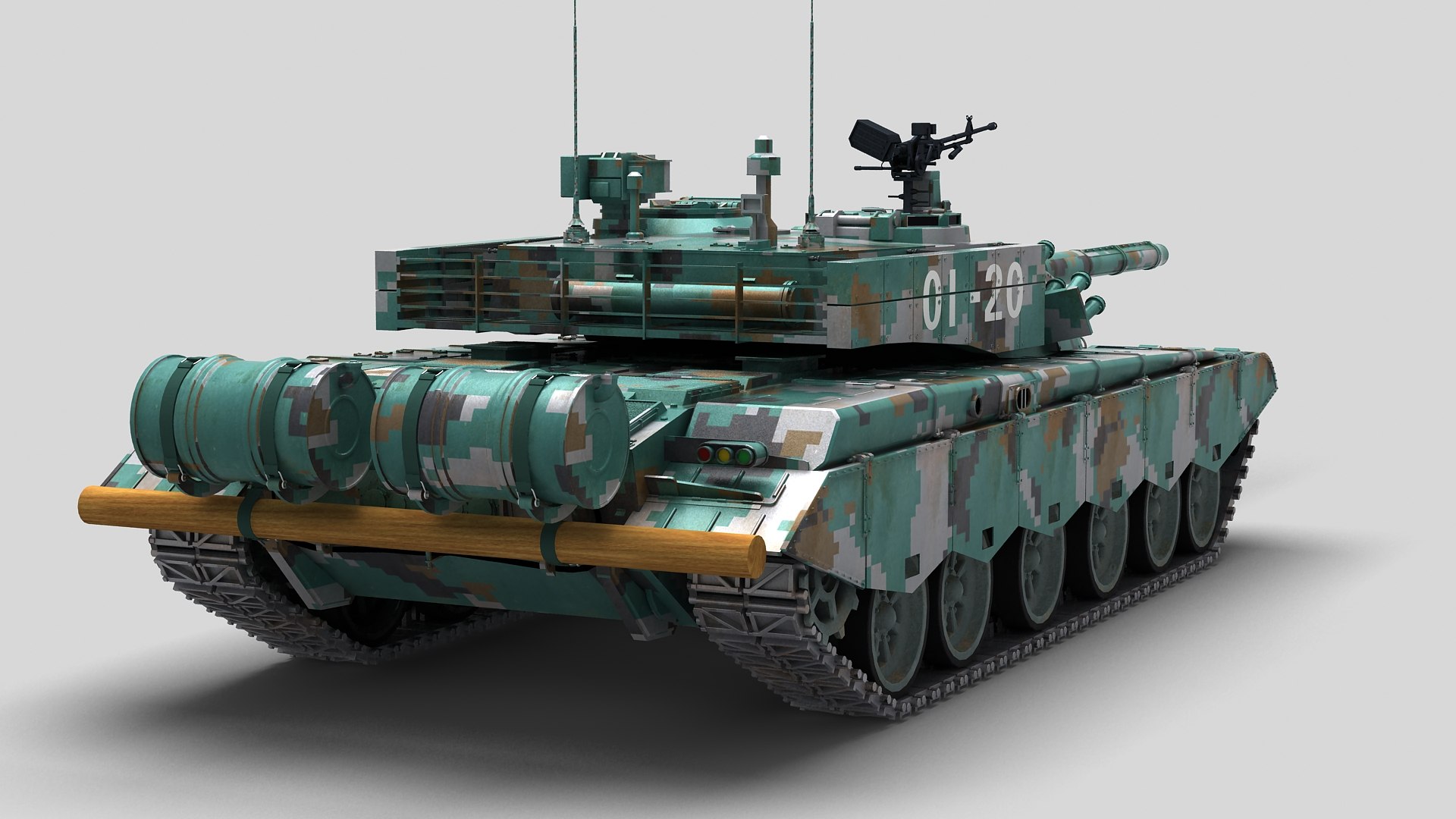 Chinese 99 Type 3D Model - TurboSquid 1713074