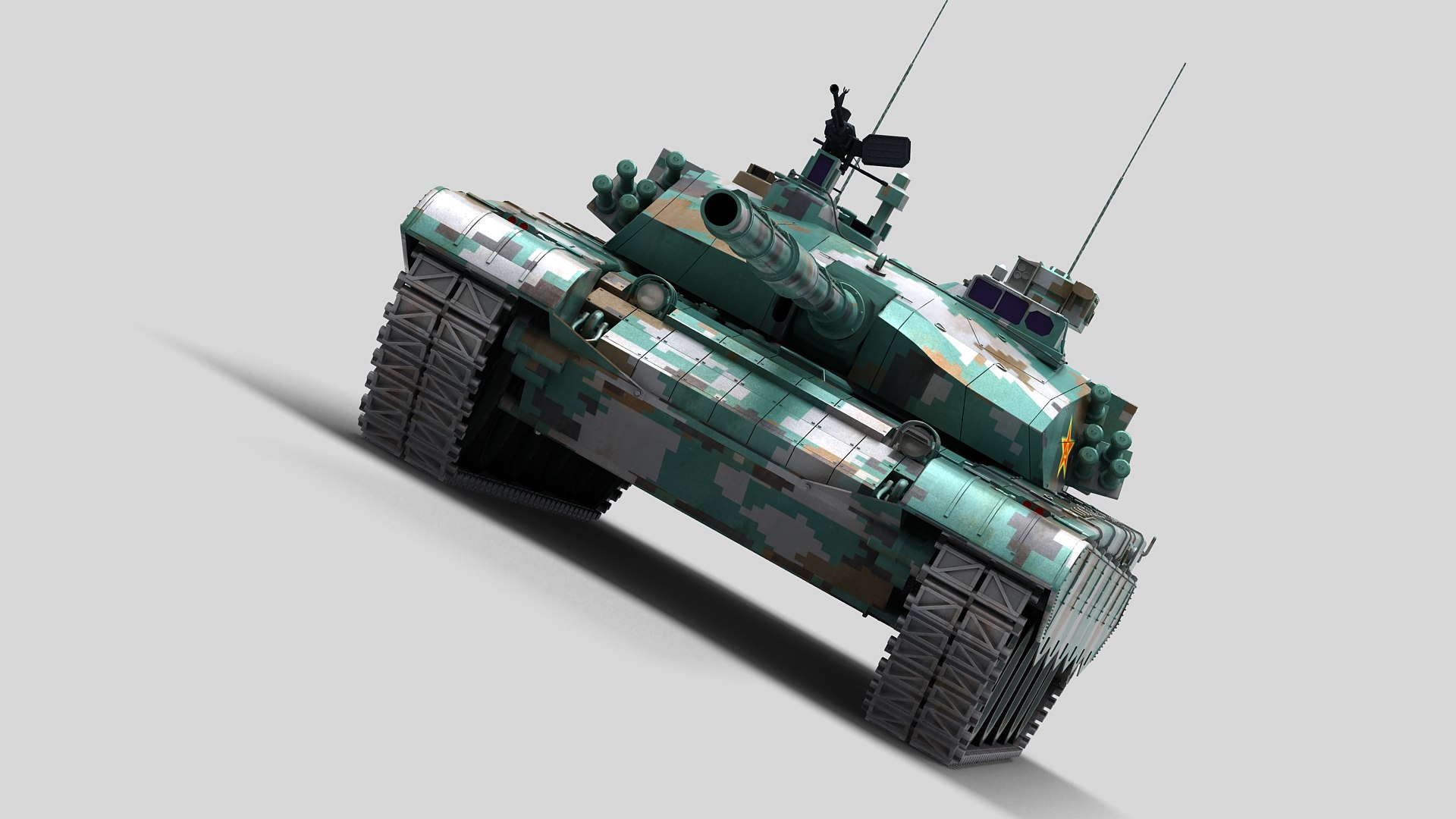 Chinese 99 Type 3D Model - TurboSquid 1713074