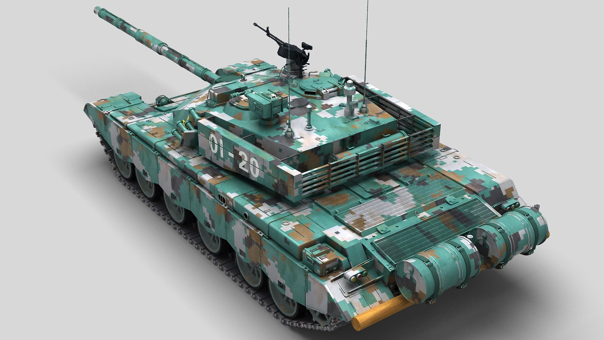 Chinese 99 Type 3D Model - TurboSquid 1713074