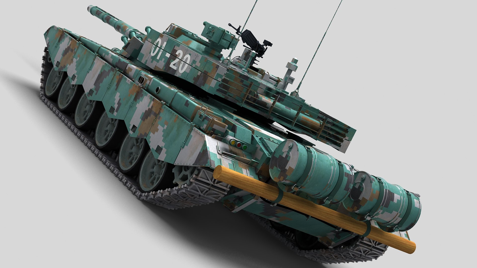 Chinese 99 Type 3D Model - TurboSquid 1713074
