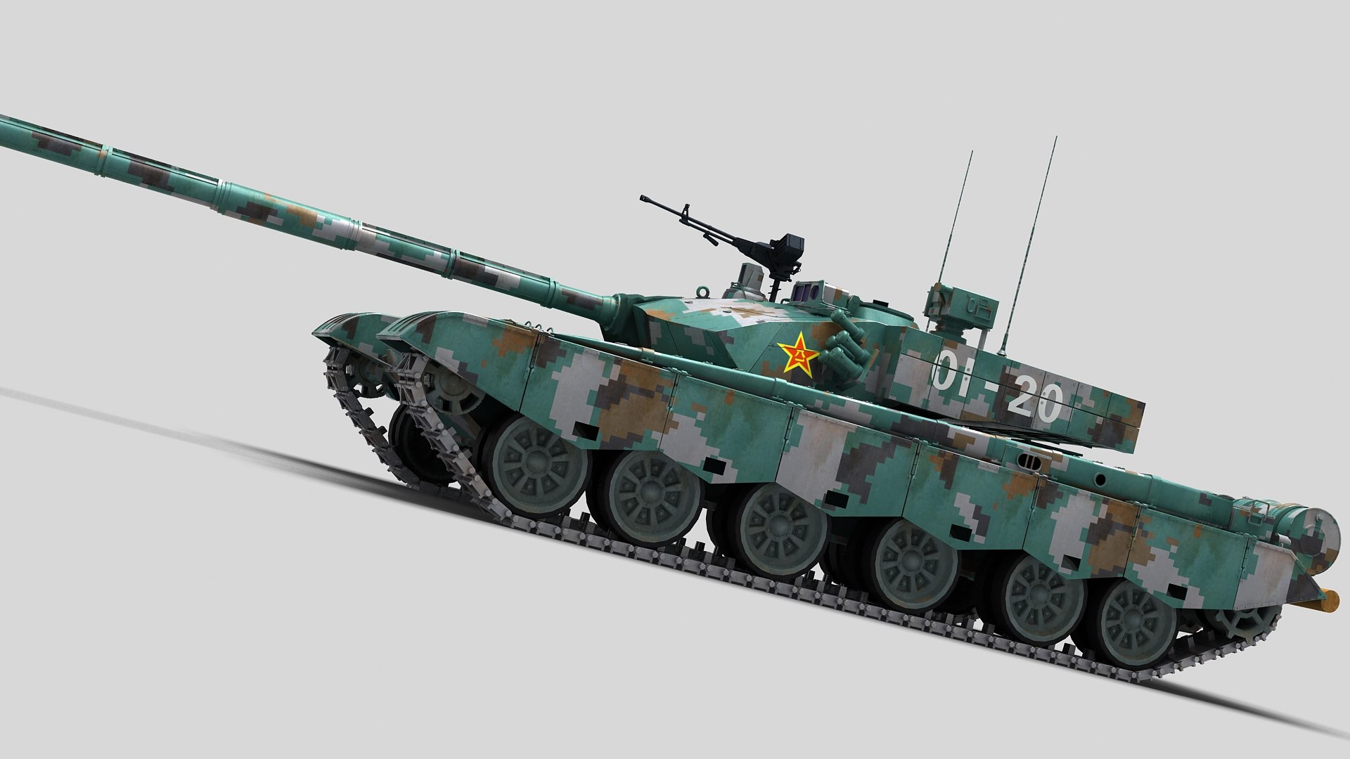 Chinese 99 Type 3D Model - TurboSquid 1713074