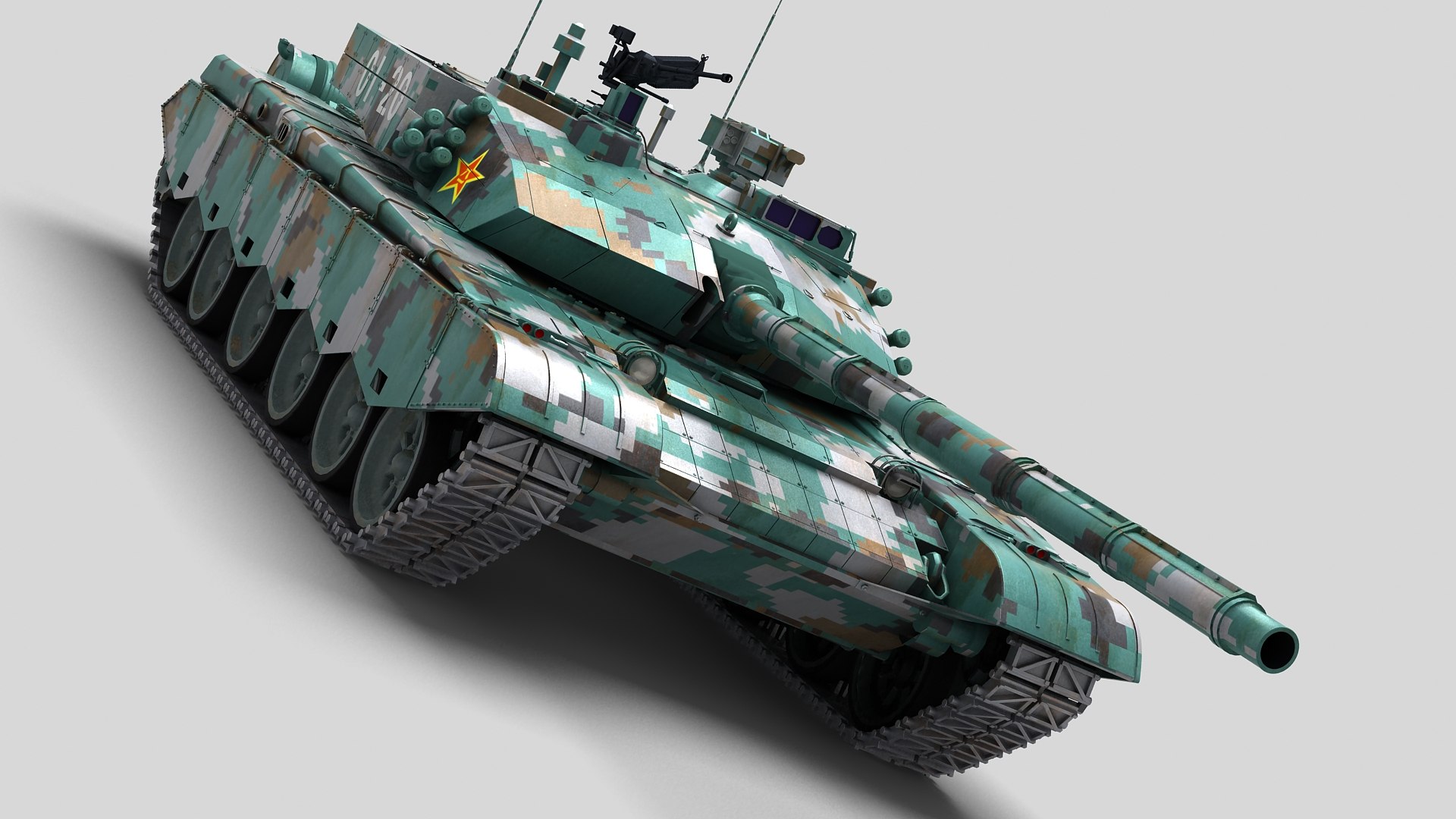 Chinese 99 Type 3D Model - TurboSquid 1713074
