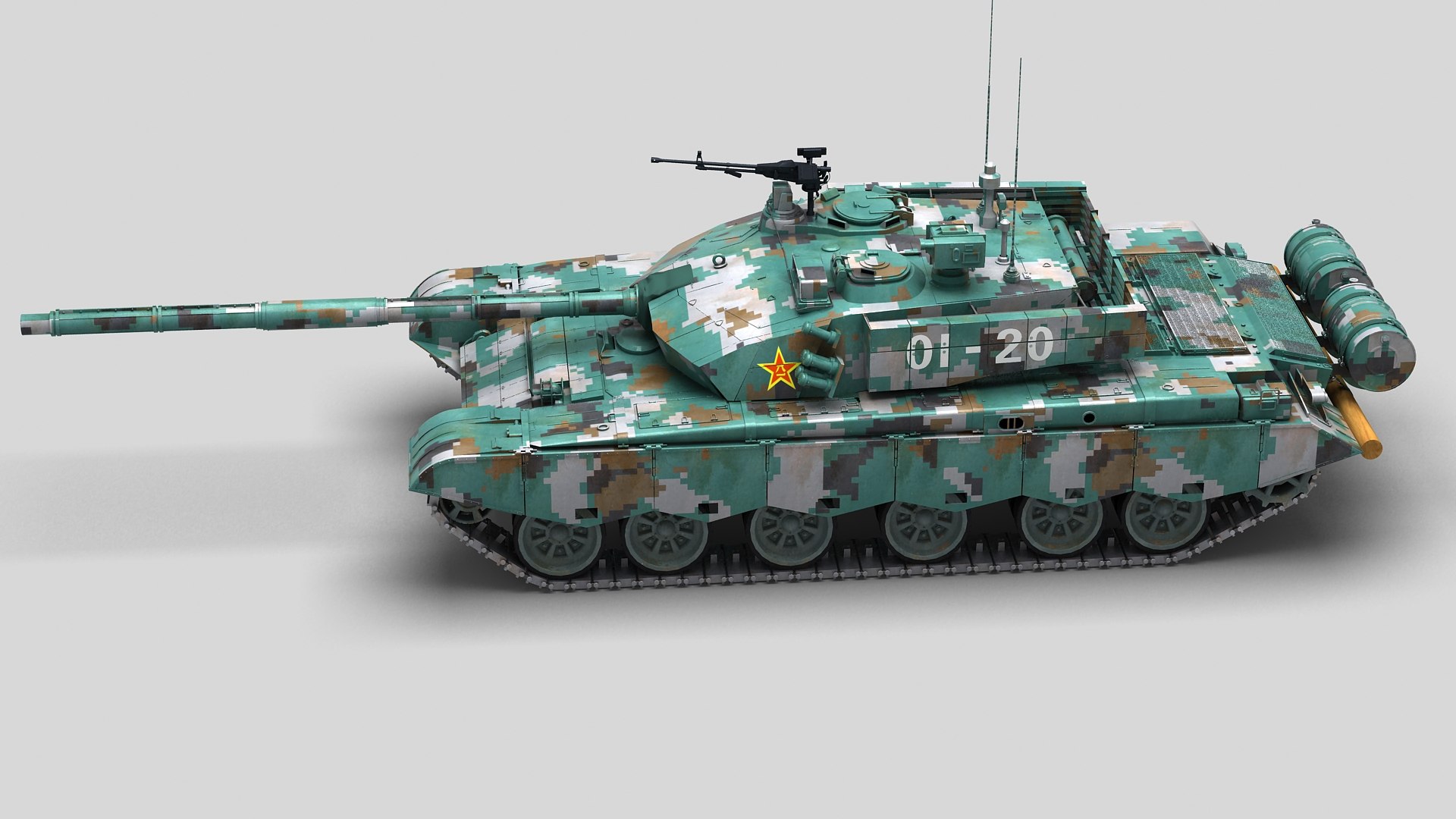 Chinese 99 Type 3D Model - TurboSquid 1713074