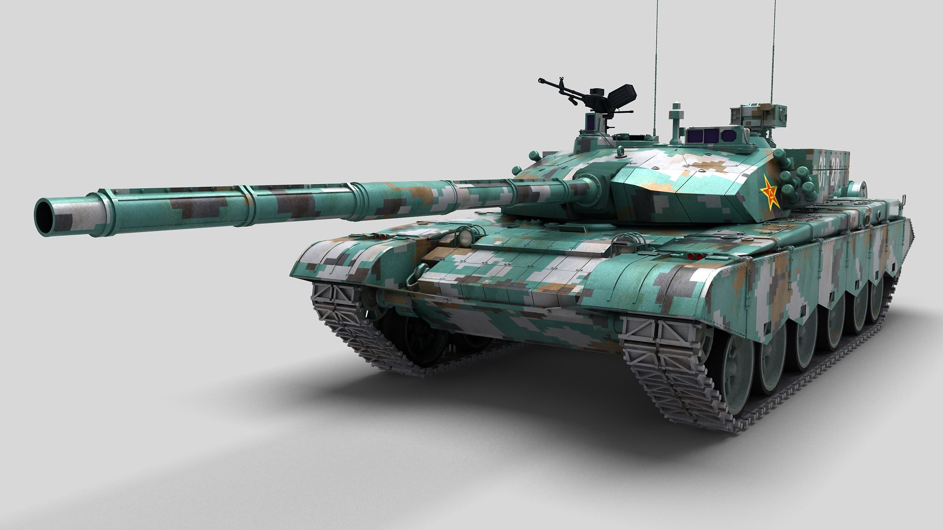 Chinese 99 Type 3D Model - TurboSquid 1713074